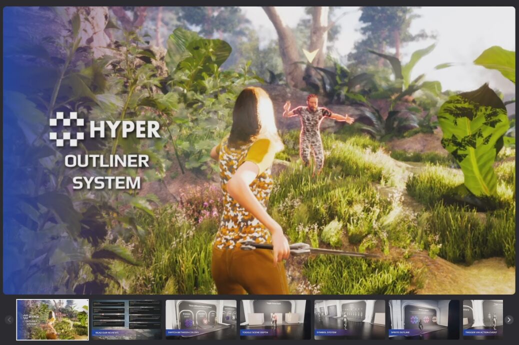 Hyper Outliner and Symbol System V2 【UE5】 初心者向け 無料アセット使い方解説 | よっしーの100チャレンジ